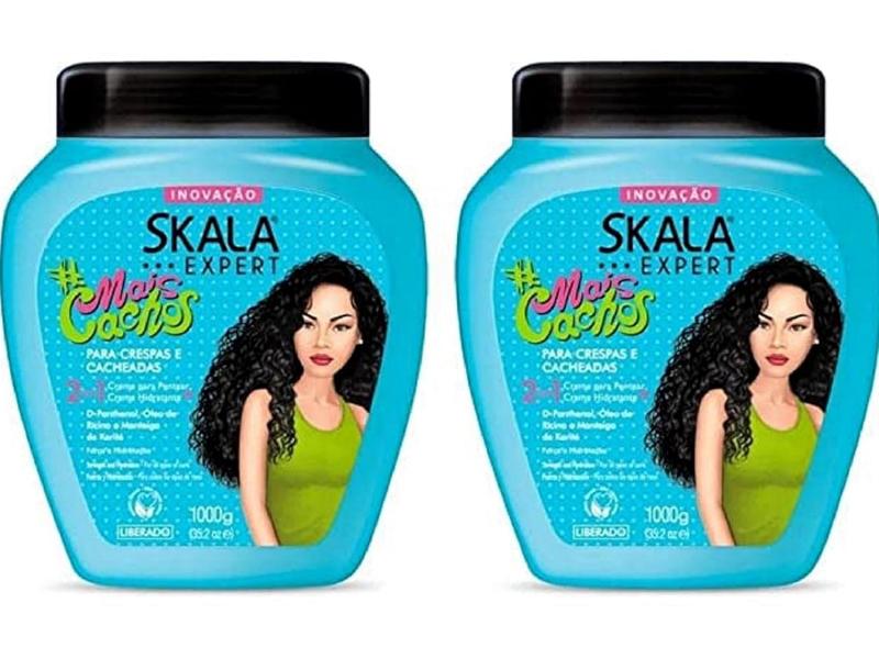 2 Pack SKALA Mais Cachos Hydrates Curls, Eliminates Frizz, For - TikTok ...