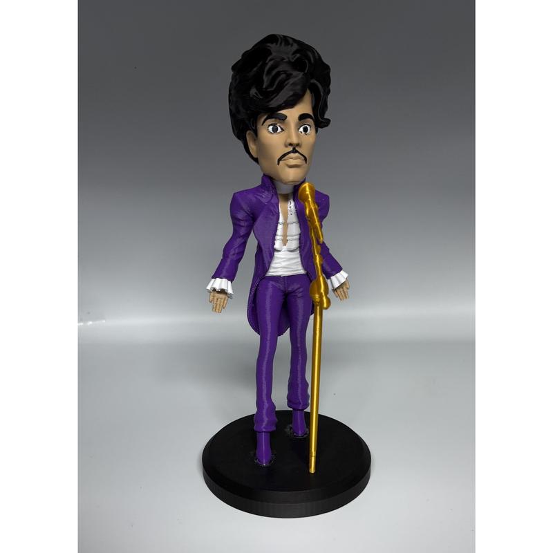 Prince 3D-Printed Caricature Statue | Music Icon Collectible - TikTok Shop