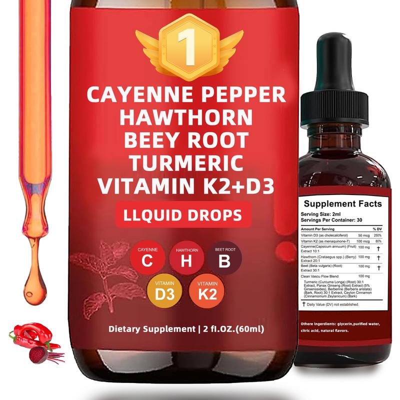 60ml Cayenne Pepper Drops, Cayenne Pepper Extract, Cayenne Pepper ...