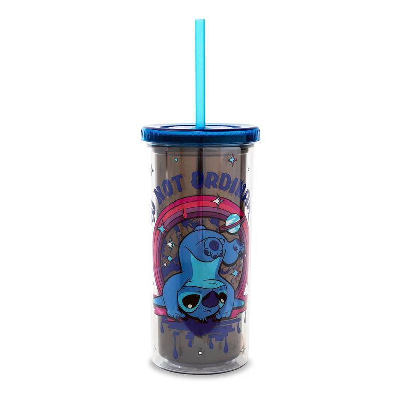 Disney Lilo & Stitch "So Not Ordinary" 20-Ounce Carnival Cup With Lid and Straw - TikTok Shop