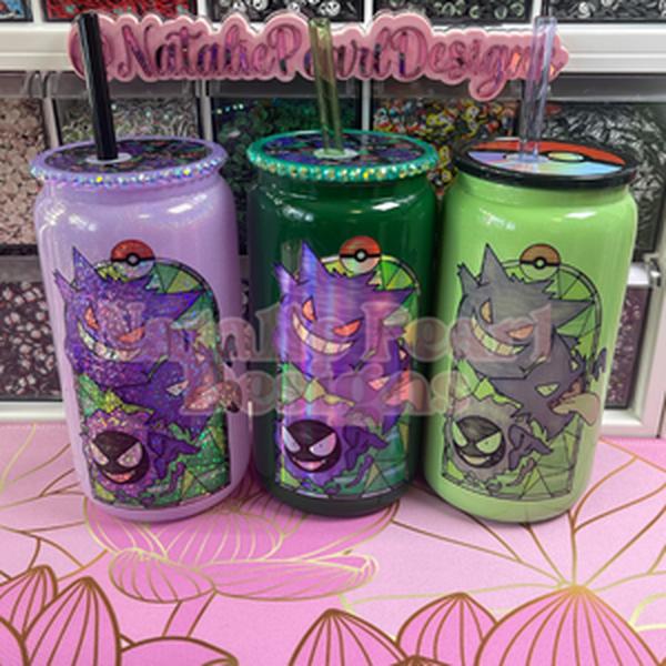 Poke Ghost Glass Can - TikTok Shop