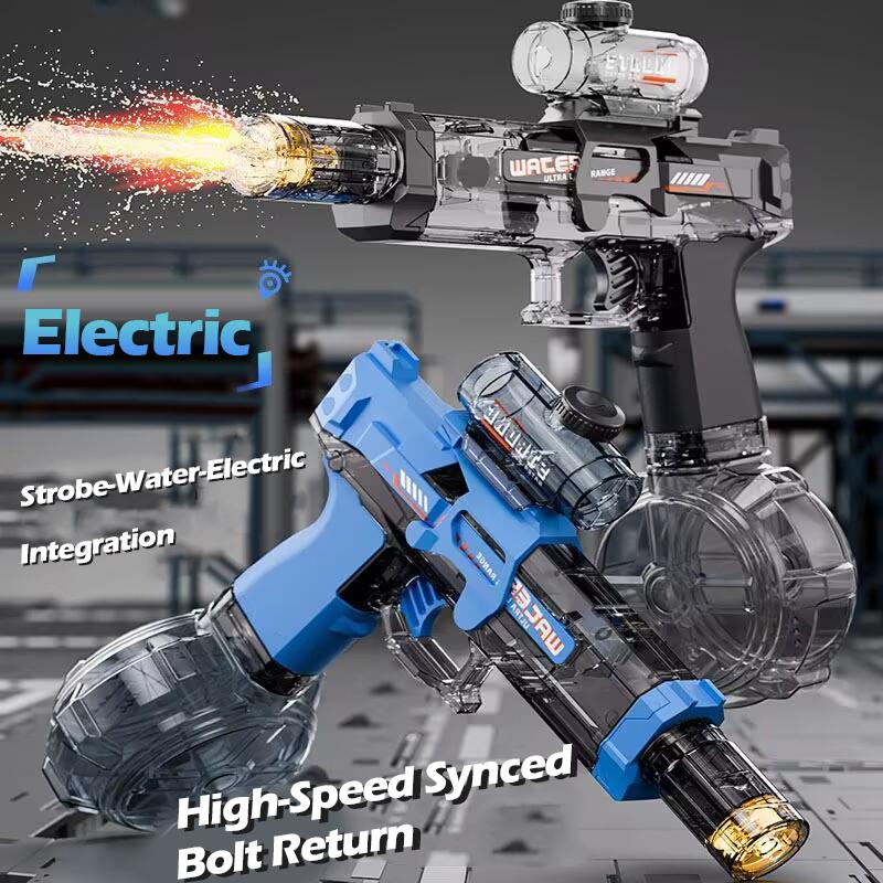 Electric Continuous Firing Water Gun - Dynamic Firelight, Simulation ...