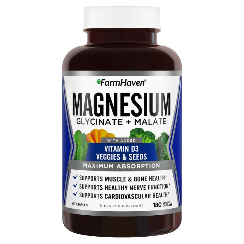 FarmHaven Magnesium Glycinate & Malate Complex w/Vitamin D3, - TikTok Shop