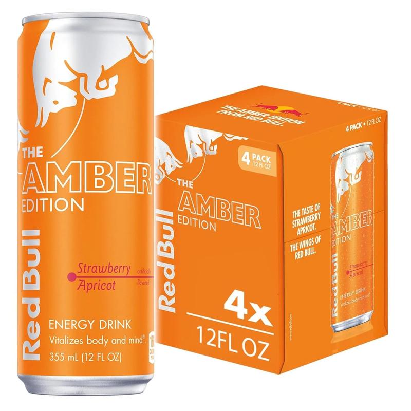 Red Bull: Amber Edition Energy Drink - Strawberry Apricot, 1 - TikTok Shop