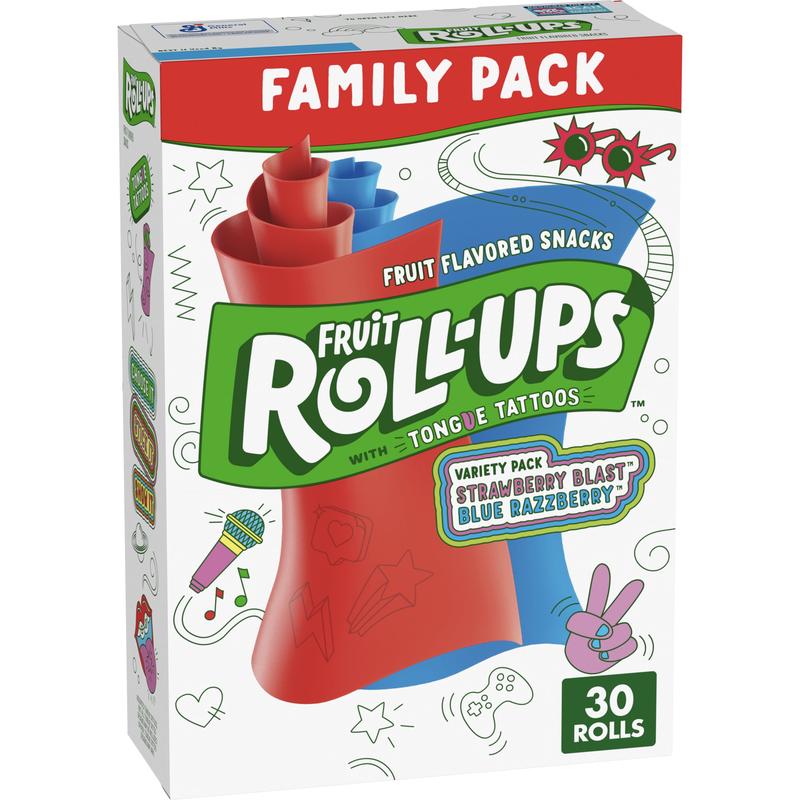 Fruit Roll-Ups Fruit Flavored Snacks, Variety Pack, 15 oz, 3 - TikTok Shop