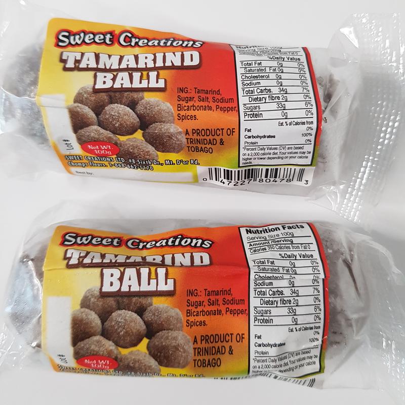 Tamarind Balls Candy (2 Pack) | Trini Style Tamarind Balls | Jamaican ...