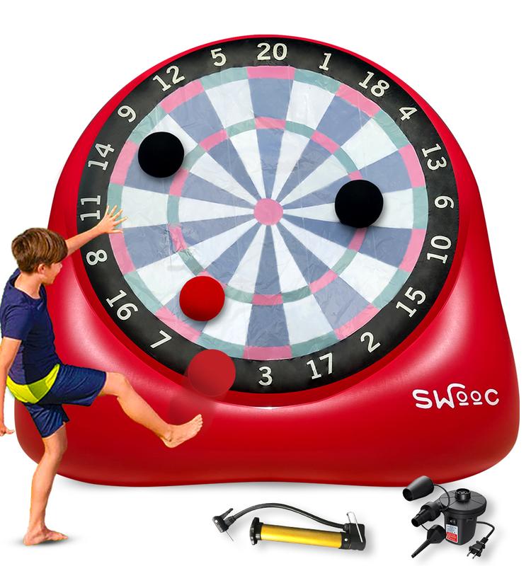 SWOOC Games - Giant Kick Darts (Over 6ft Tall) w/ 15+ Games Included ...