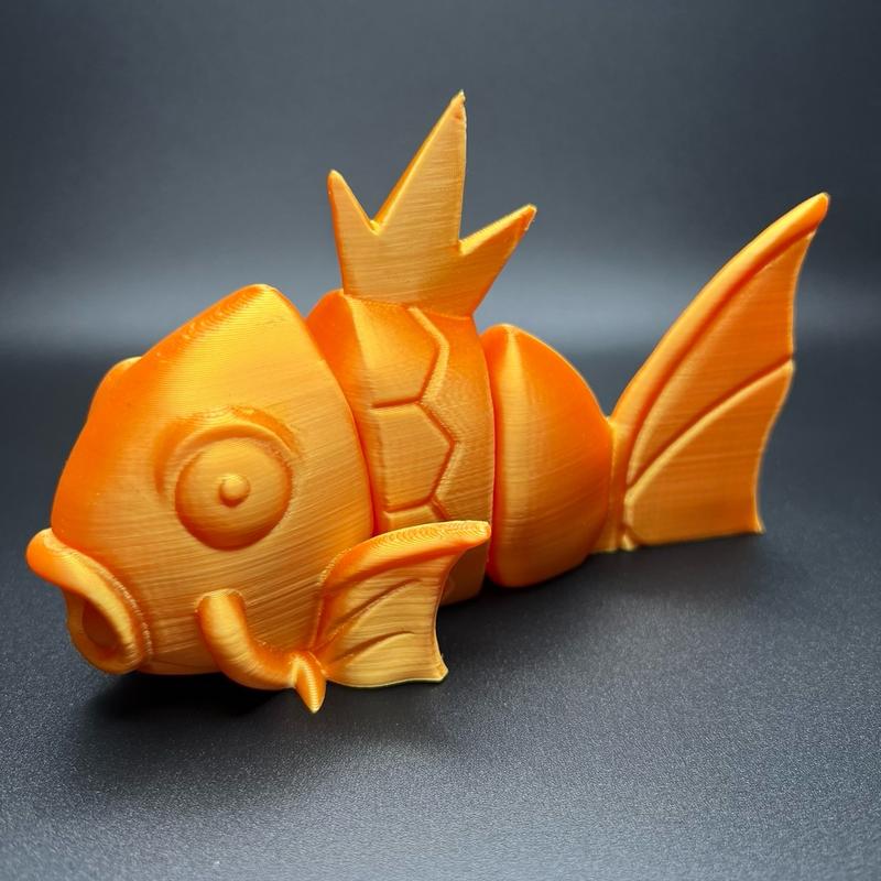 Magikarp Articulating Figure 3D Printed Collectible statue model ...