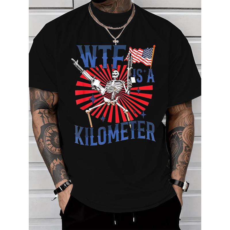 Boldly Declare with Our 'WTF IS A KILOMETER' T-Shirt – Skeleton and ...
