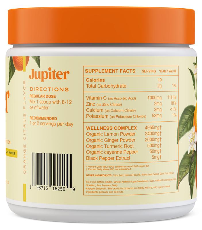 Jupi Wellness and Hydration Drink | Turmeric and Ginger Supplement ...