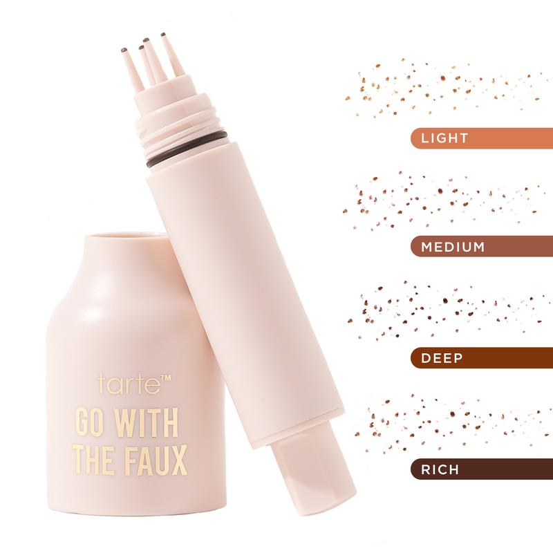 tarte go with the faux freckle stamp - natural-looking, 5 prong freckle ...