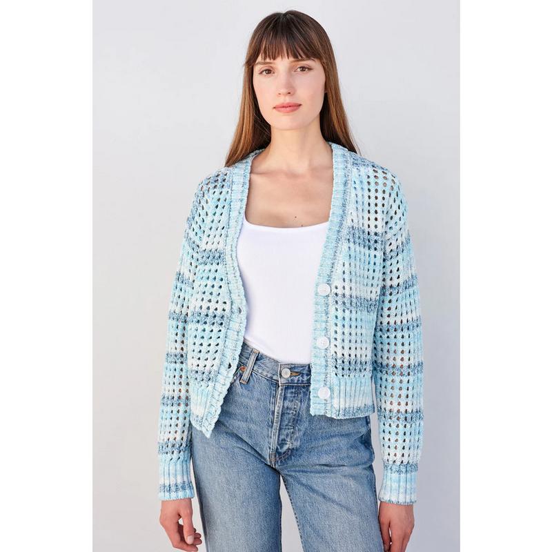Sundry Boxy Crochet Cardigan - TikTok Shop
