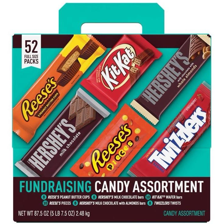 Hersheys, KitKat, Reeses, Twizzlers Fundraiser Full Size Chocolate ...
