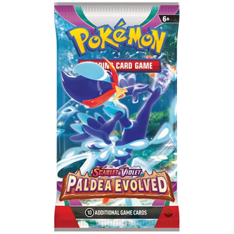 2023 Pokemon Paldea Evolved Booster Pack SV02 - TikTok Shop