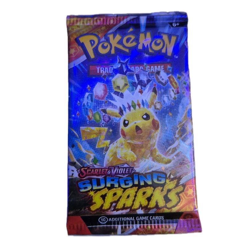 Surging Sparks Pokemon Card pack - Trading Card Set for Ages - TikTok Shop