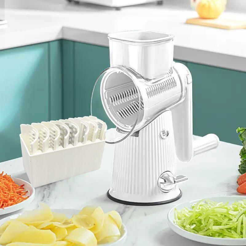 Tornado Multi-Function Vegetable Cutter – Manual Rotary Slicer - TikTok ...