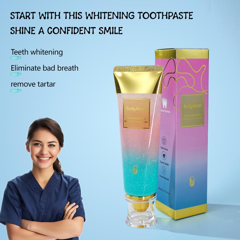 BodyAccel Niacinamide Triple Whitening Toothpaste,Minty Fres - TikTok Shop