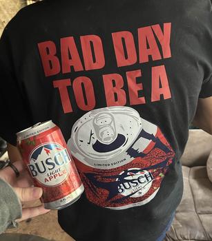 Bad Day to Be a Busch Light Apple 2 Sided T-Shirt, Busch Apple - TikTok ...