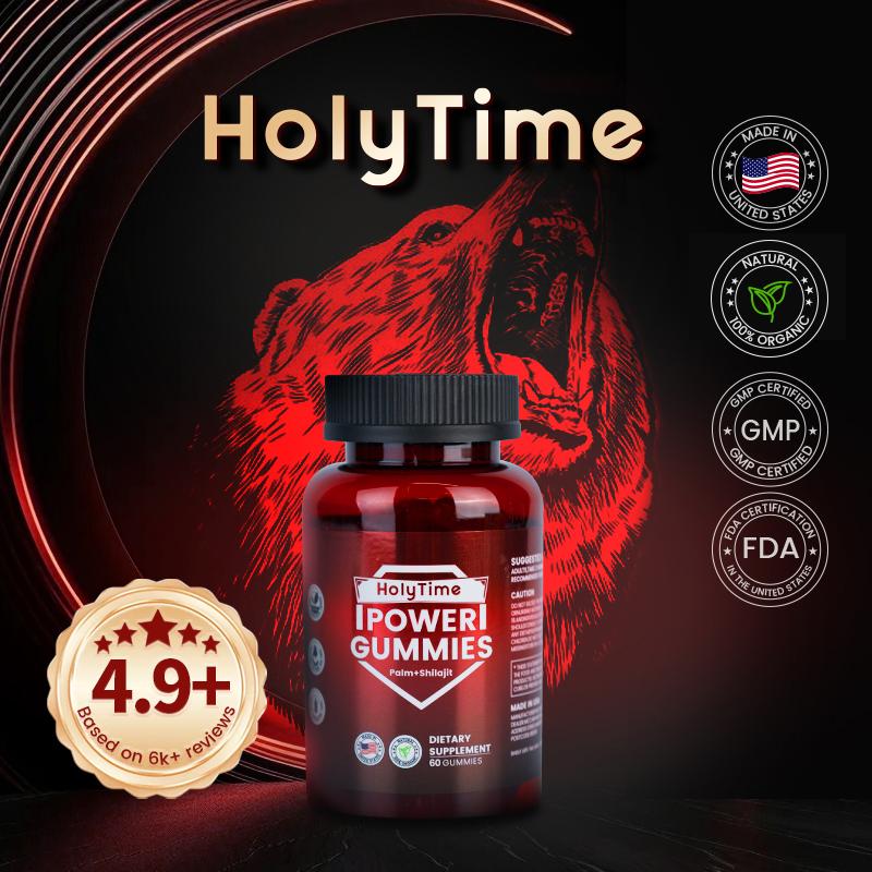 HolyTime Power Gummies-Shilajit Daily Dietary Supplement 60 Gummies - TikTok Shop