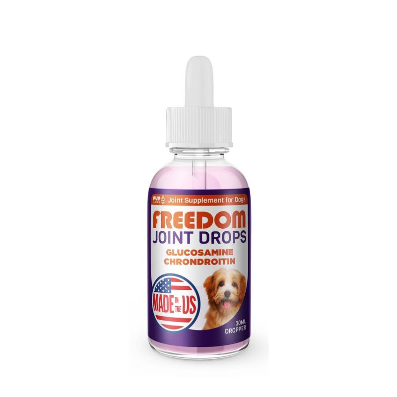 Freedom Joint Drops for Dogs with Hyaluronic Acid, MSM, Glucosamine ...