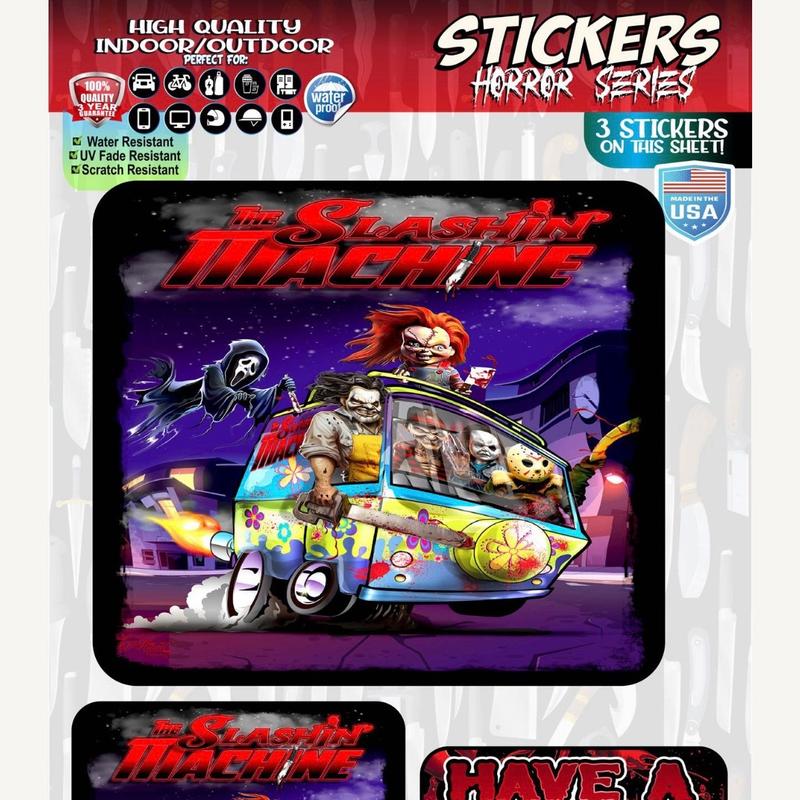 The Slasher Machine Sticker - TikTok Shop