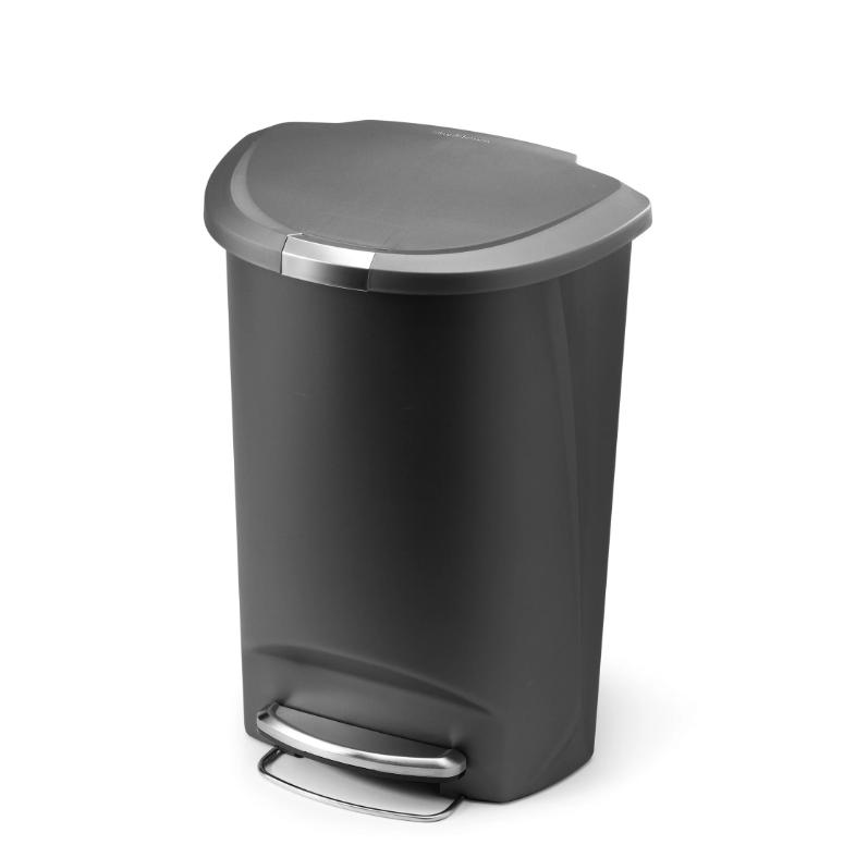 simplehuman 50 Liter / 13 Gallon Semi-Round Kitchen Step Trash - TikTok ...