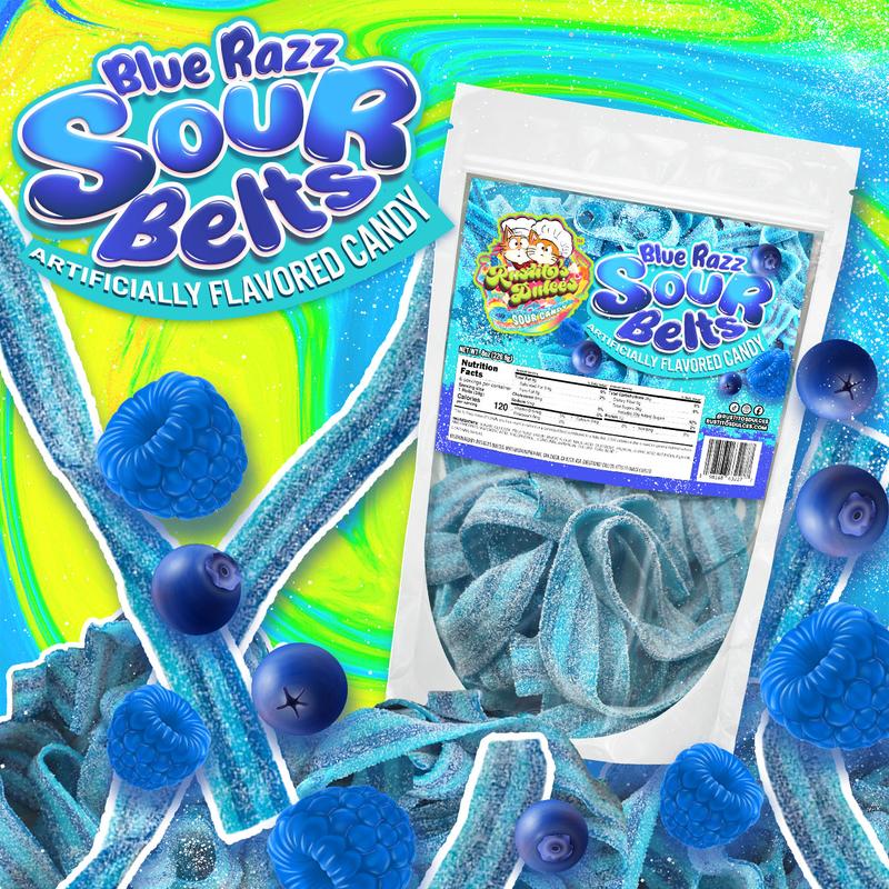 Blue Razz Sour Belts - Irresistibly Tangy Candy Treats for Sweet ...