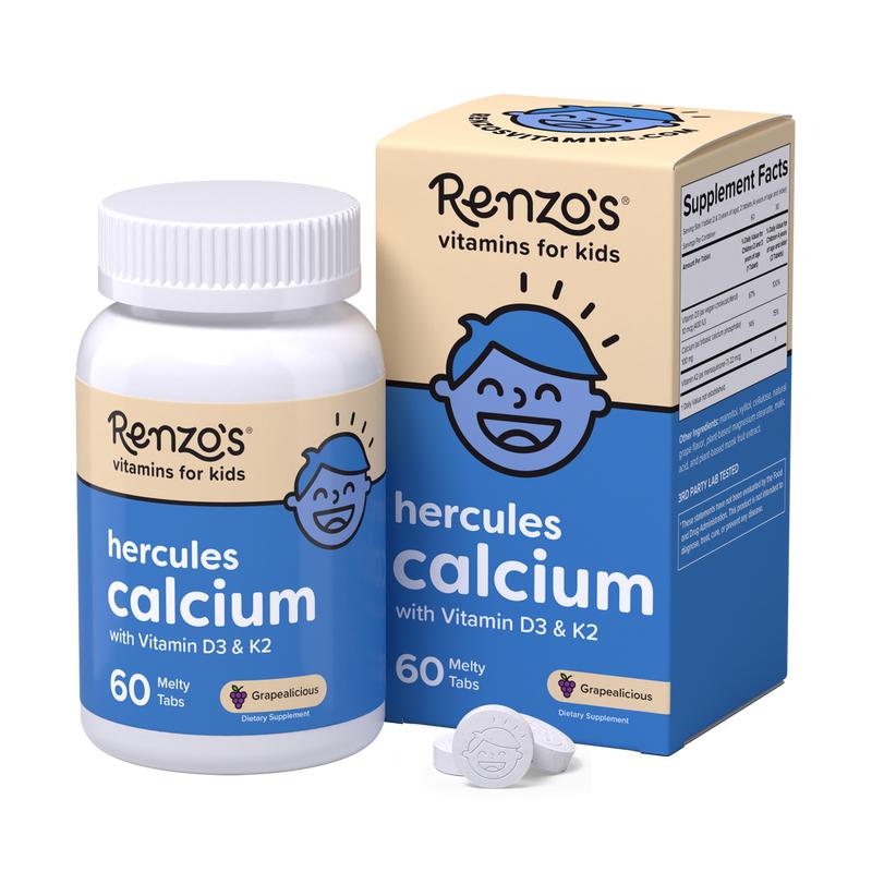 Renzo's Vitamins Hercules Calcium Supplement for Kids with D - TikTok Shop