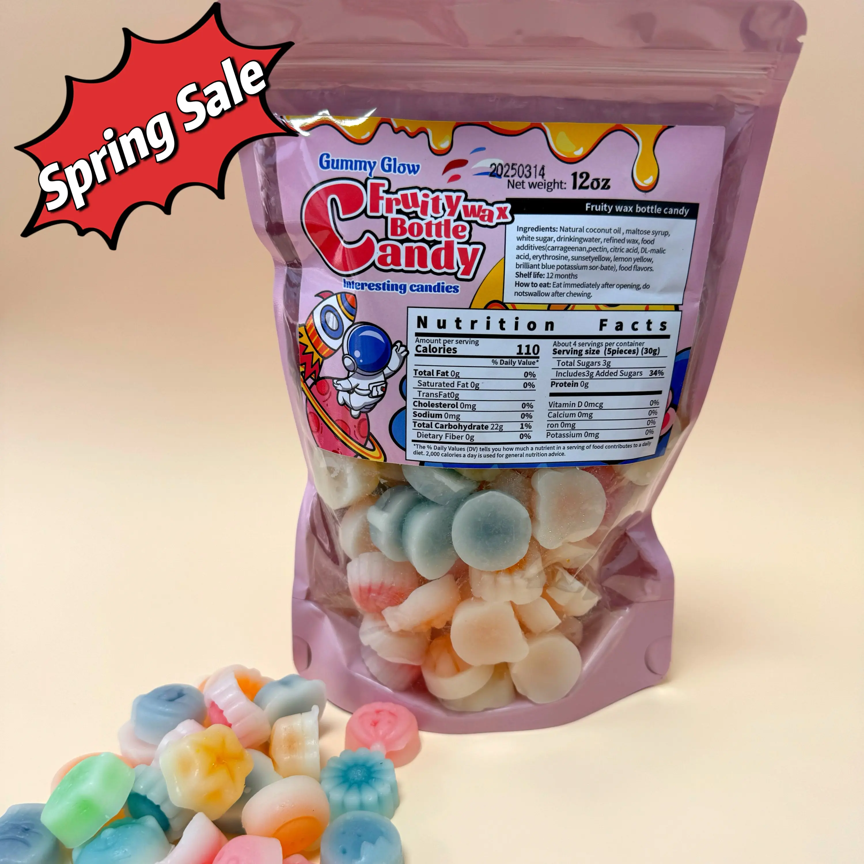 wax candies juice inside-TikTok Shop