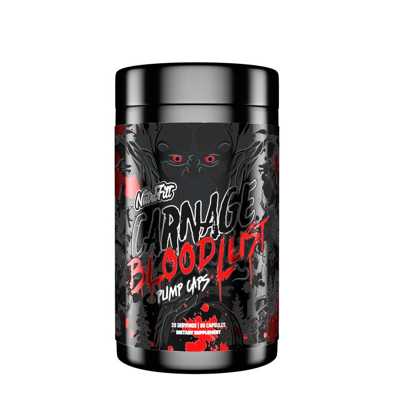 Nutrifitt CARNAGE Bloodlust Pump Caps V2 (80 Capsules) - TikTok Shop