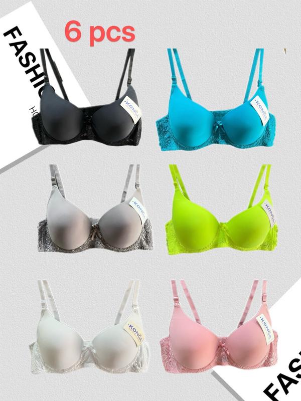 04 Konga Women's Bras pack of 6 Underwear B, C, D cups - TikTok Shop