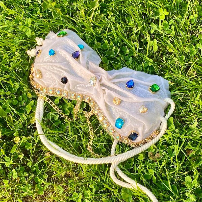 Tiny Customs Trendy Wet Look (Frozen) Resin Top Bralette - Handcrafted ...