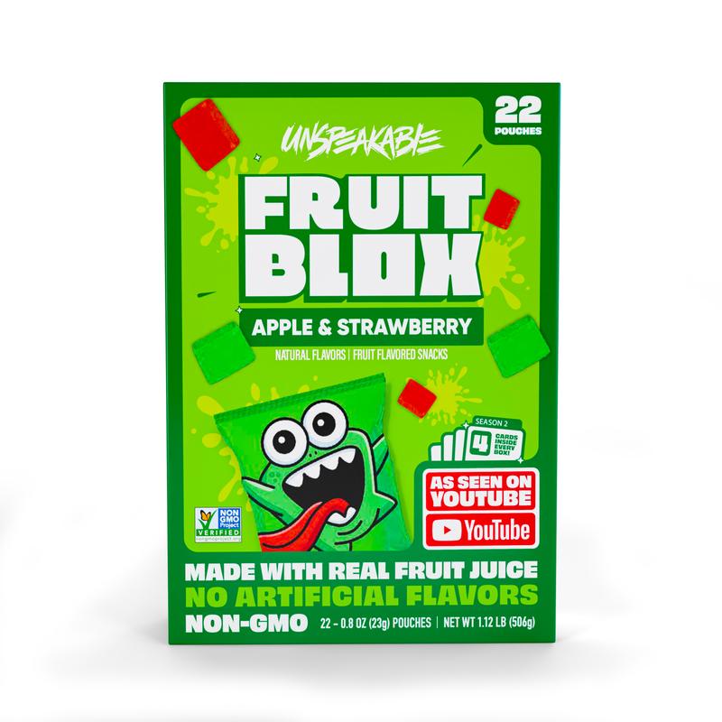 FruitBlox Unspeakable Apple Strawberry Fruit Snacks, 22 Count - TikTok Shop