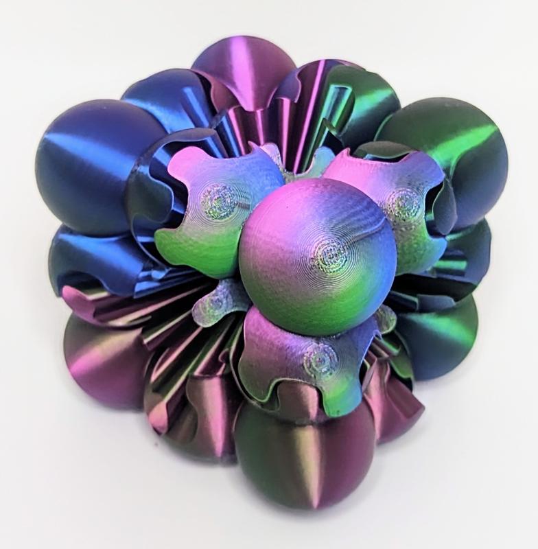 Gear Sphere Fidget 3D Printed Figure Collection - Over 50 Colors ...