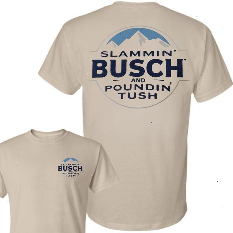 Slammin Busch And Poundin Tush Shirt, Funny Busch Light T-Shirt ...