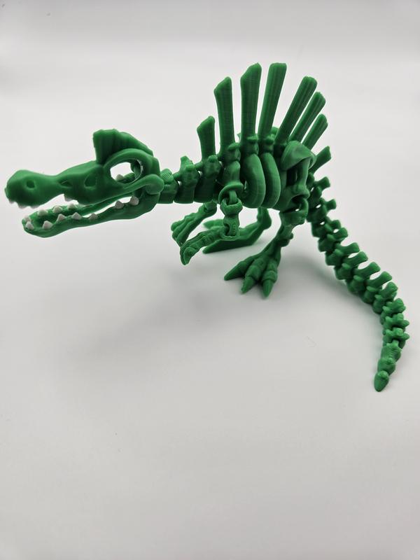 Skeleton Spinosaurus | 3D Printed Articulating Figurine Grea - TikTok Shop