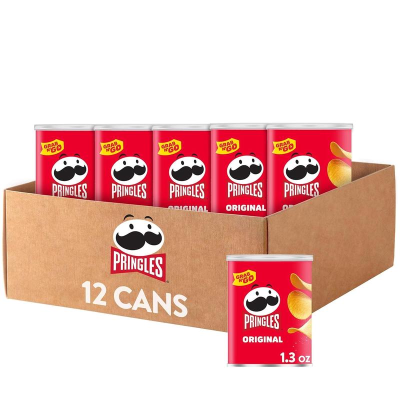 Pringles Potato Crisps Chips, Lunch Snacks, Office and Kids Snacks ...