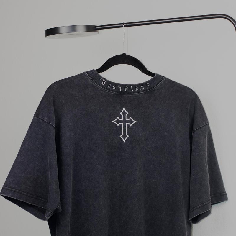 Brandless JJBA Jesus Pump Cover, 100% Cotton, Embroidered Cross ...