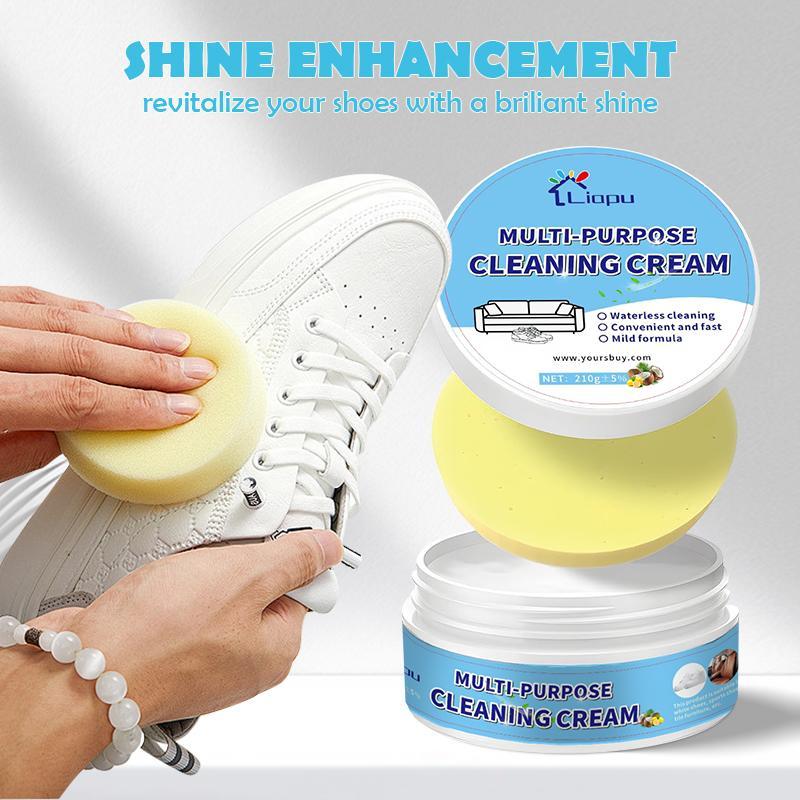 White Shoe Paste Cleaning Kit - Sneaker Stain Remover Paste - TikTok Shop