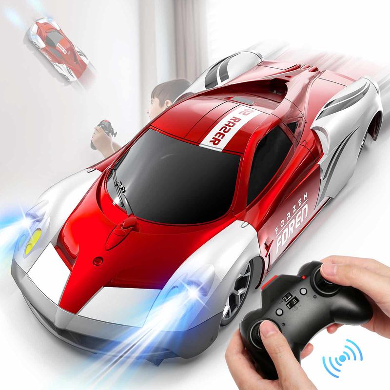 Wall Climbing Car, Electric Remote Toy Racing, with LED Ligh - TikTok Shop