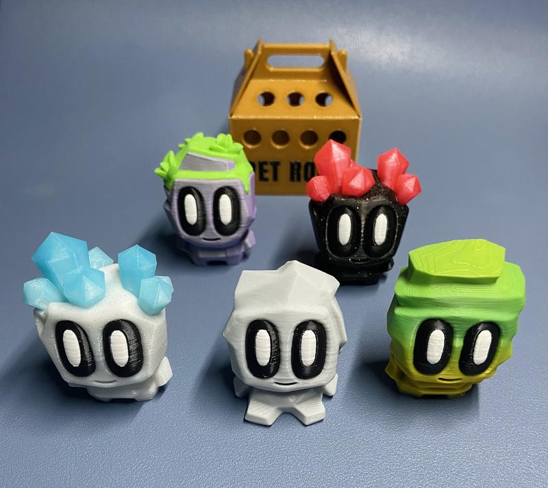 Blob Lab Adorable Pet Rock Figurines- 3D Printed - TikTok Shop