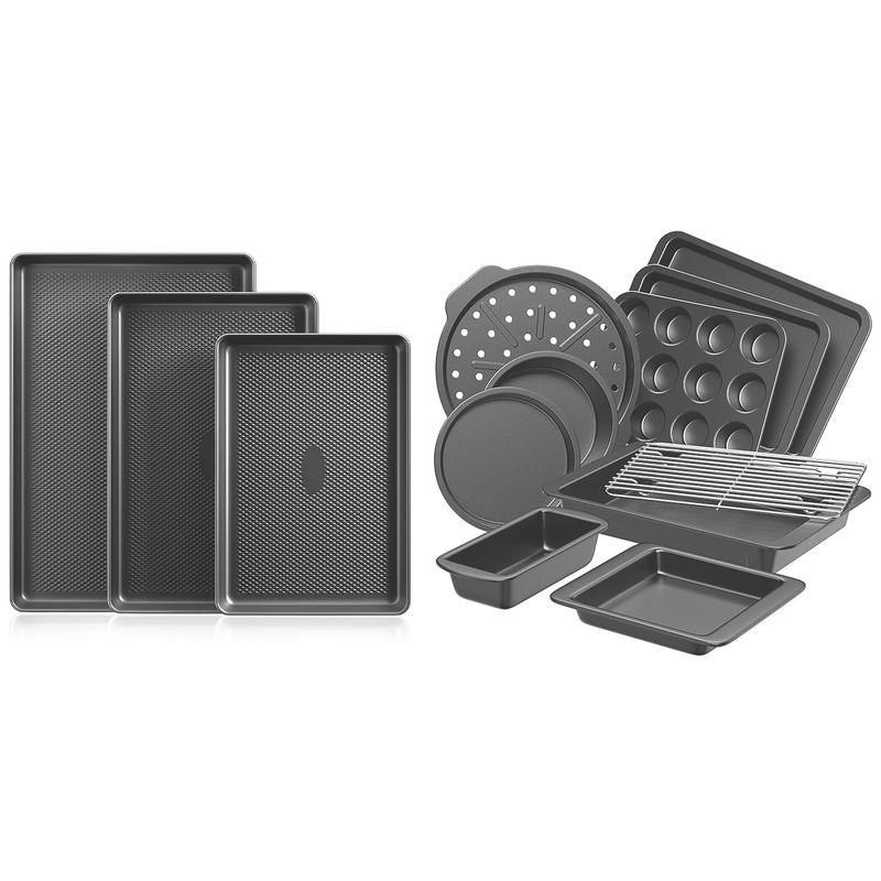 [Official] ALL-DARK GREY HONGBAKE Baking Sheets & Bakeware Sets, Teflon ...