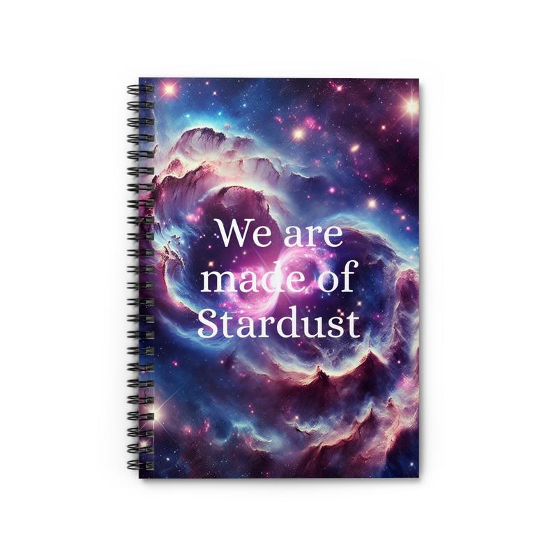 Stellar Cosmic Spiral Notebook - 'We are made of Stardust' - TikTok Shop