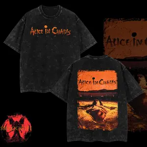 MANLIFE] Retro Vintage Alice In Chains - Dirt Album Washed T-Shirt ...