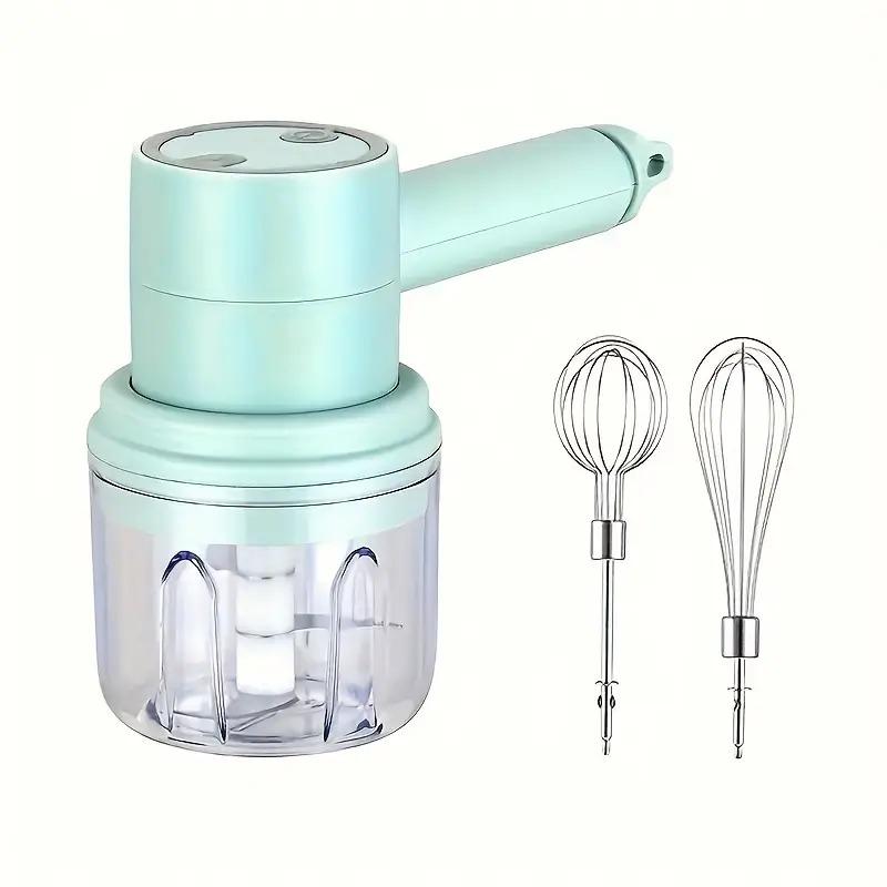 1 Set, Multifunctional Electric Garlic Masher & Egg Beater 2-in-1 Set ...