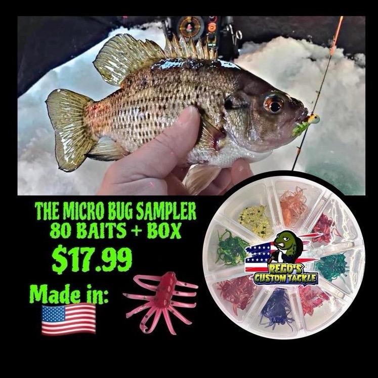 Micro-Bug Sample Box (80 Baits+Box) - Fishing Lure Set xmas surprise ...