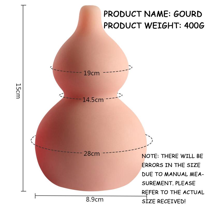 Soft Rubber Gourd Shaped Toy Fun Stress Relief Novelty Desktop ...