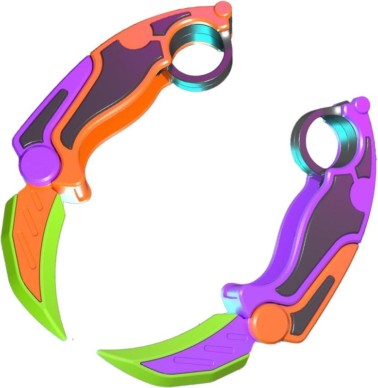 3D Printed Gravity Claw Knife Toy Stress Relief Fidget Hand Gripper ...