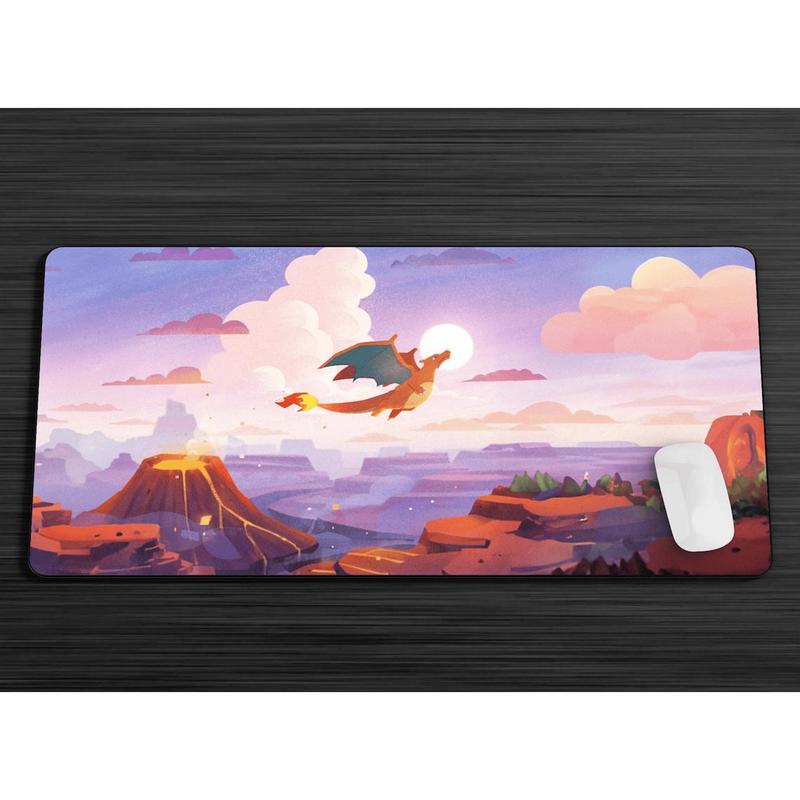 Charizard TCG Playmat Pokemon Card Mat Trading Card Game Pad - TikTok Shop