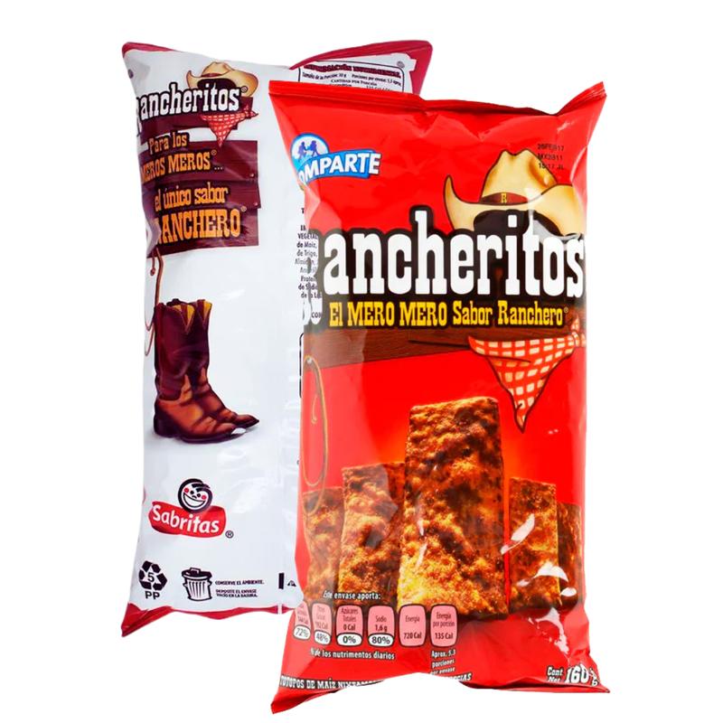 Chips Rancheritos Sabritas - 5 bag (2oz /58g Each) Bundle - Tortilla ...